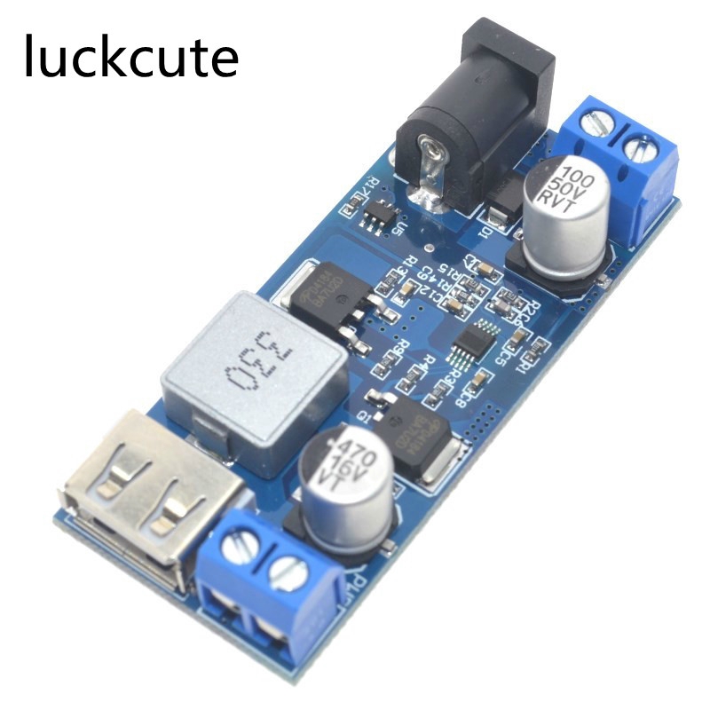 DC-DC 24V/12V To 5V 5A Step Down Power Supply Buck Converter Adjustable USB Charging Module For ...