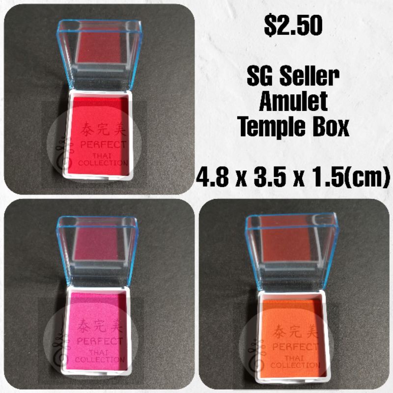 [Thai Amulet Temple Box Storage] *MANY DESIGNS* 泰国佛牌盒 | Shopee Singapore