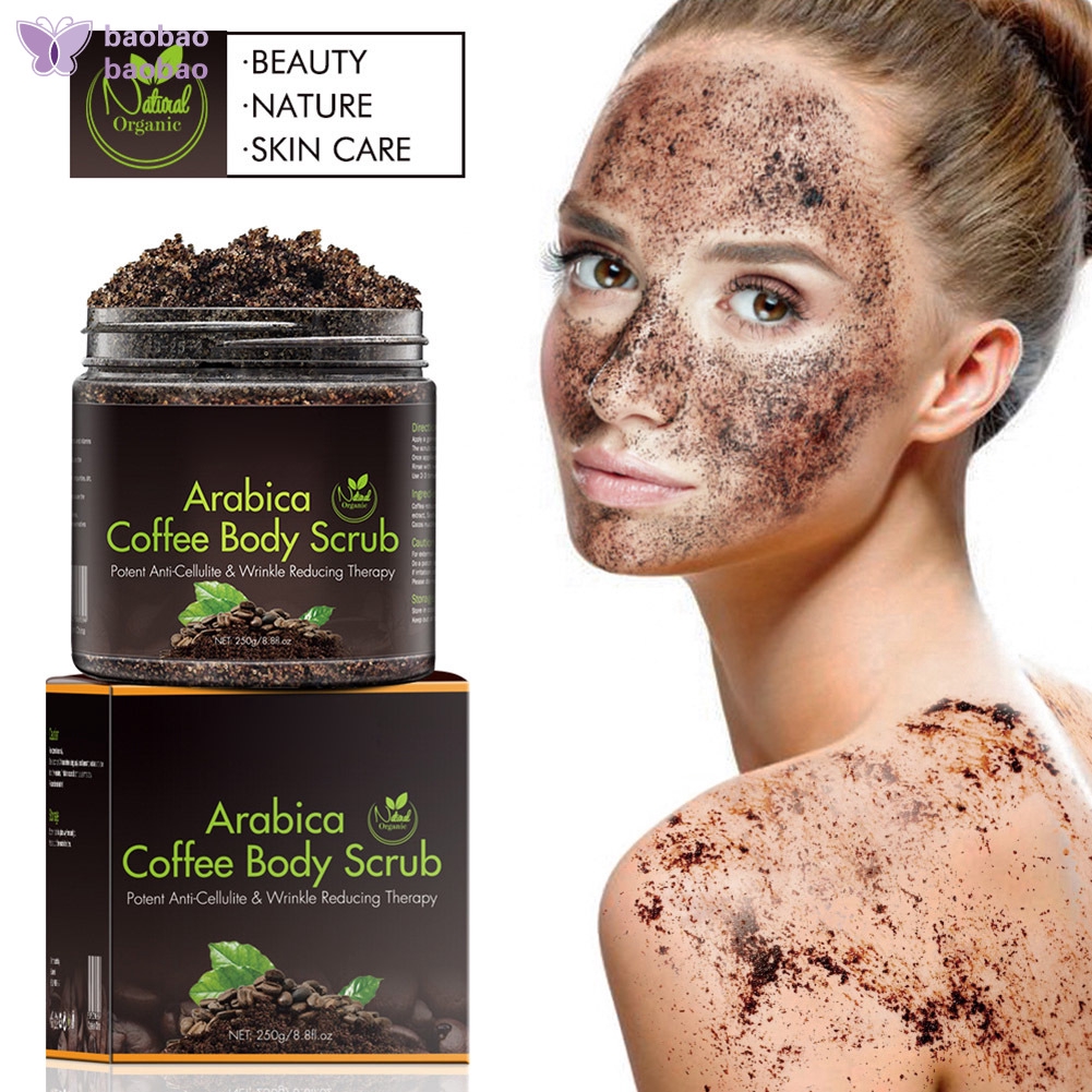 Coffee Body Scrub Exfoliating Whitening Moisturizing Anti Cellulite ...