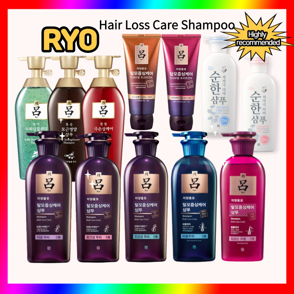 [RYO]Hair Loss Care Shampoo 400ml(5types)/Normal and Dry/Oily/sensitive ...