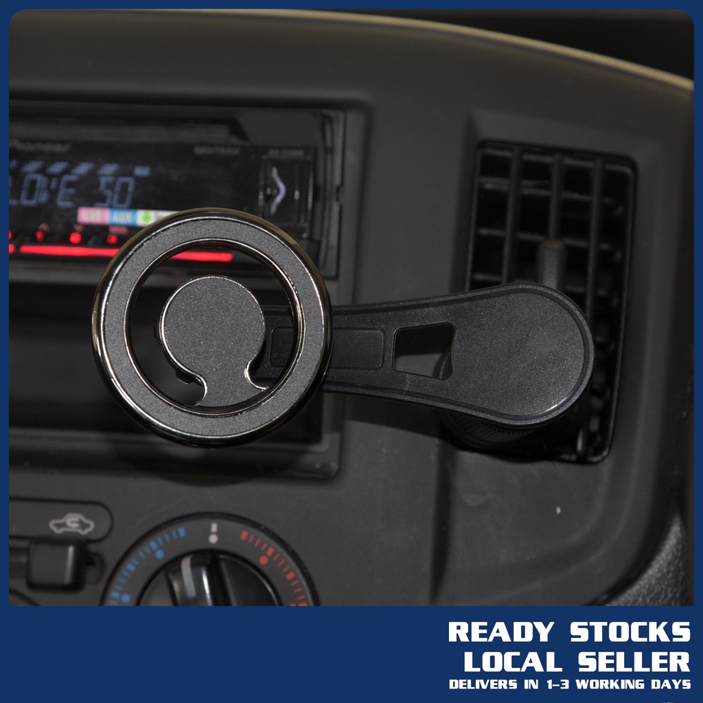 [SG] NEW SnapMount Compact Magnetic MagSafe Car Phone Holder for iPhone ...