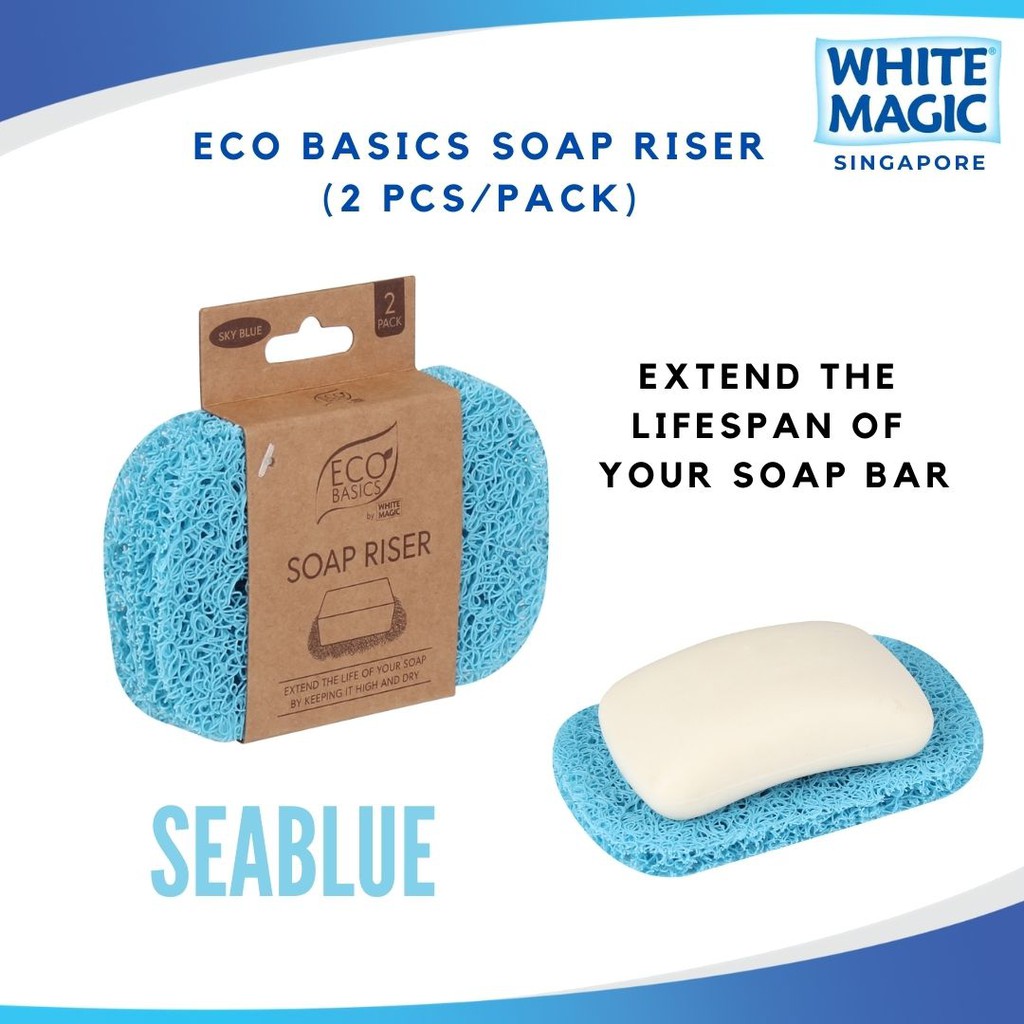 White Magic Eco Basics Soap Riser (2pcs/pack ,14 colors available ...