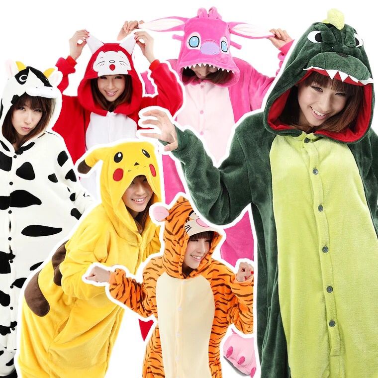 Onesie Costume Dinosaur DINO Cow TOTORO Tiger PIKACHU Giraffe STITCH ...
