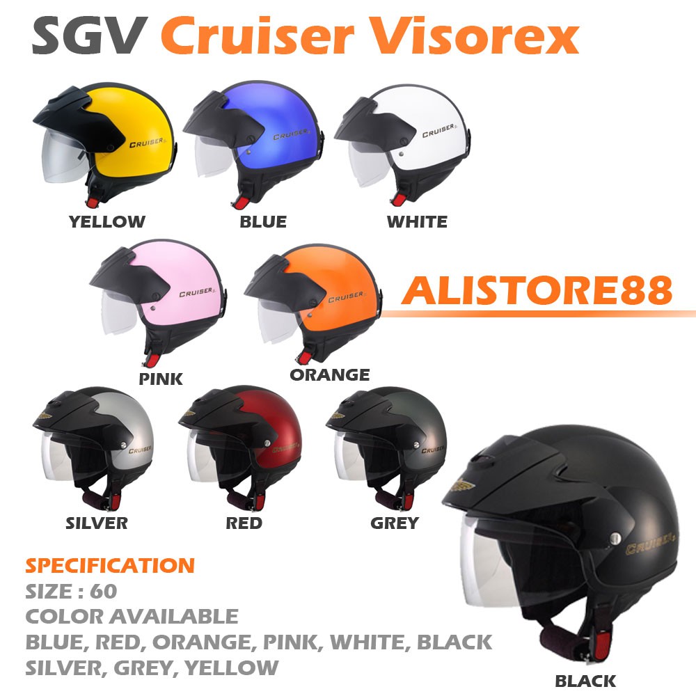 SGV CRUISER 2 HELMET - SIRIM APPROVED | Shopee Singapore