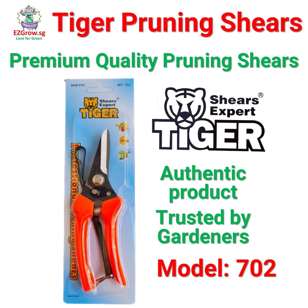 Original Premium Quality Tiger Gardening Pruning Shears 702 / Cutter ...