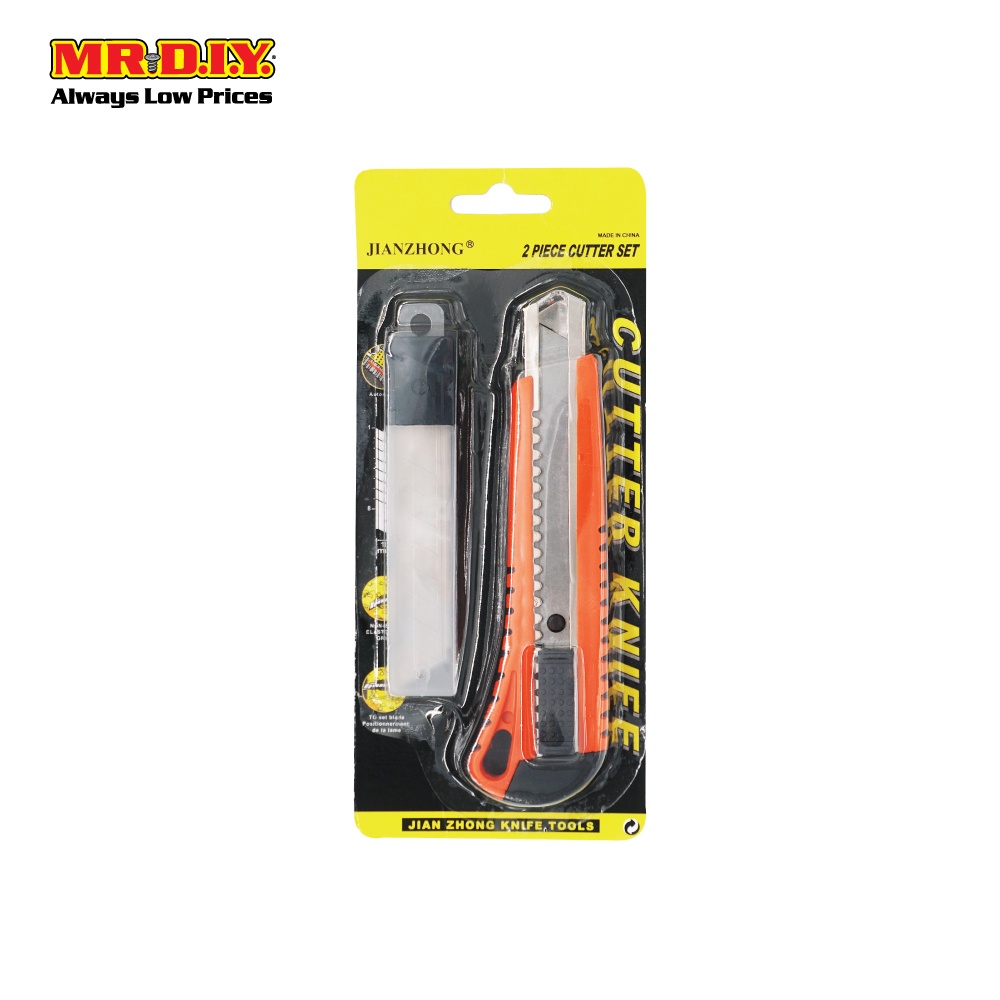 MR.DIY Knife with Cutter Blade Set (5pcs) | Shopee Singapore