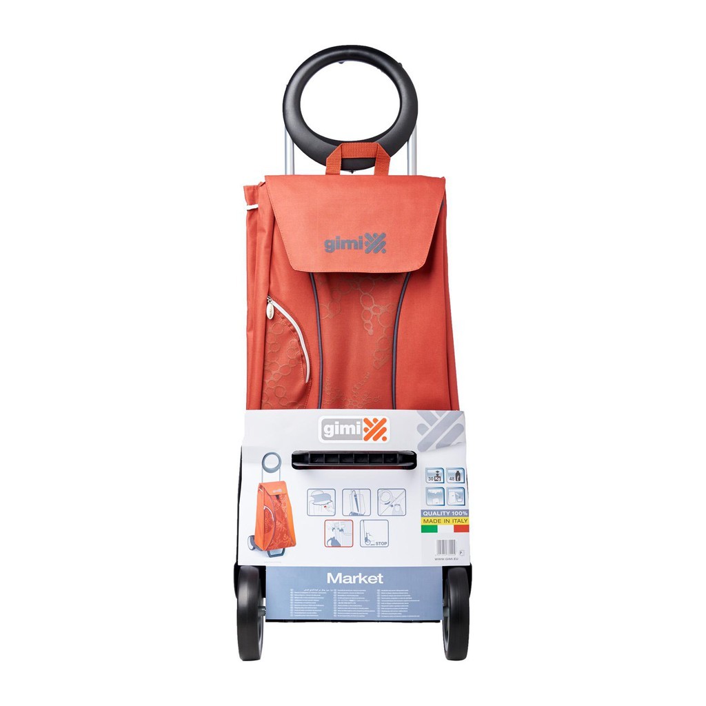 Gimi Shopping Trolley Market (Red). | Shopee Singapore