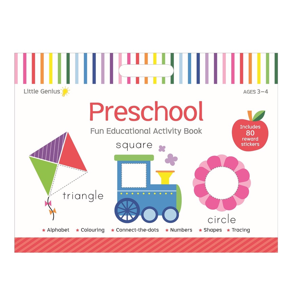 Little Genius Preschool Giant Educational Fun Activity Book Pad +64 ...