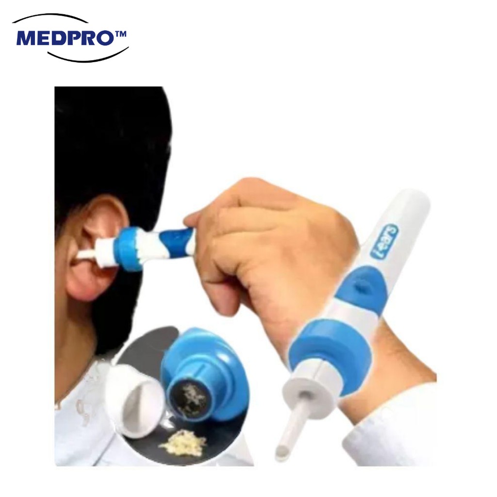 Electric Vacuum Ear Wax Removal Tool with Soft Ear Tips & Cleaning ...
