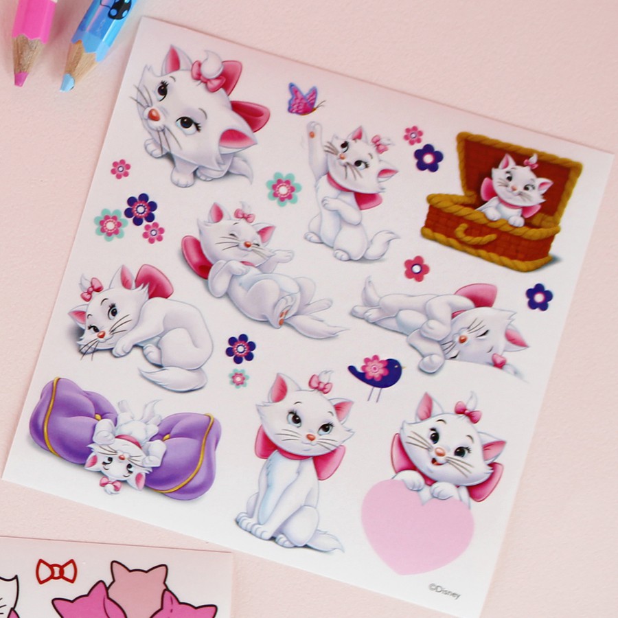 Disney Marie DIY Stickers 1 pack 10 sheets/Decoration Scrapbooking ...