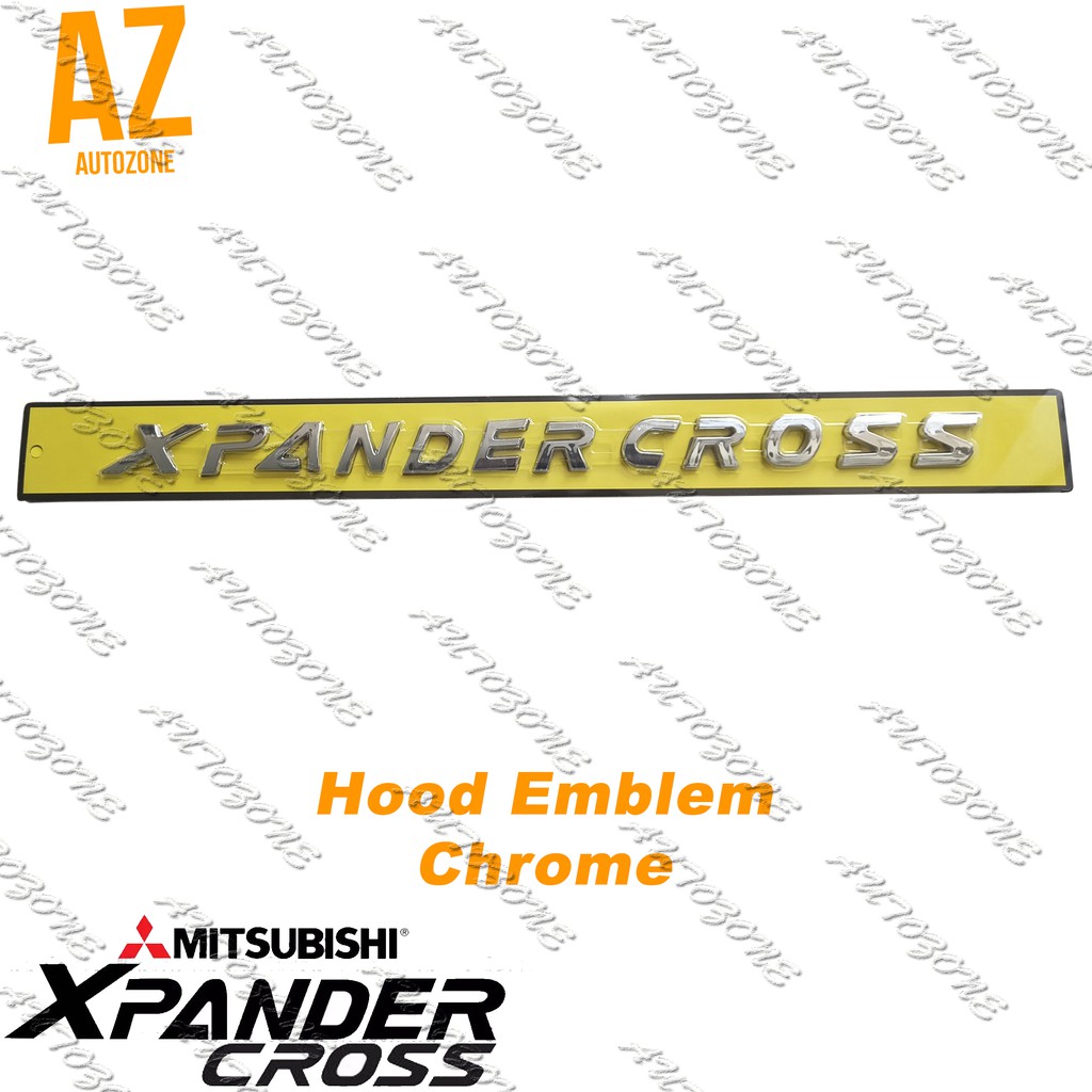 Mitsubishi Xpander Cross Hood Emblem (Chrome) | Shopee Singapore