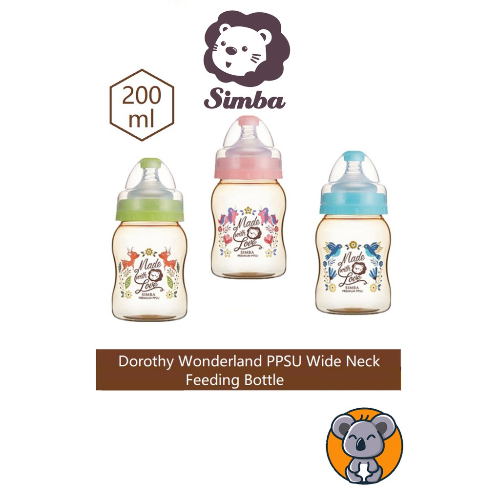 Simba 200ml Dorothy Wonderland PPSU Feeding Bottle | Shopee Singapore