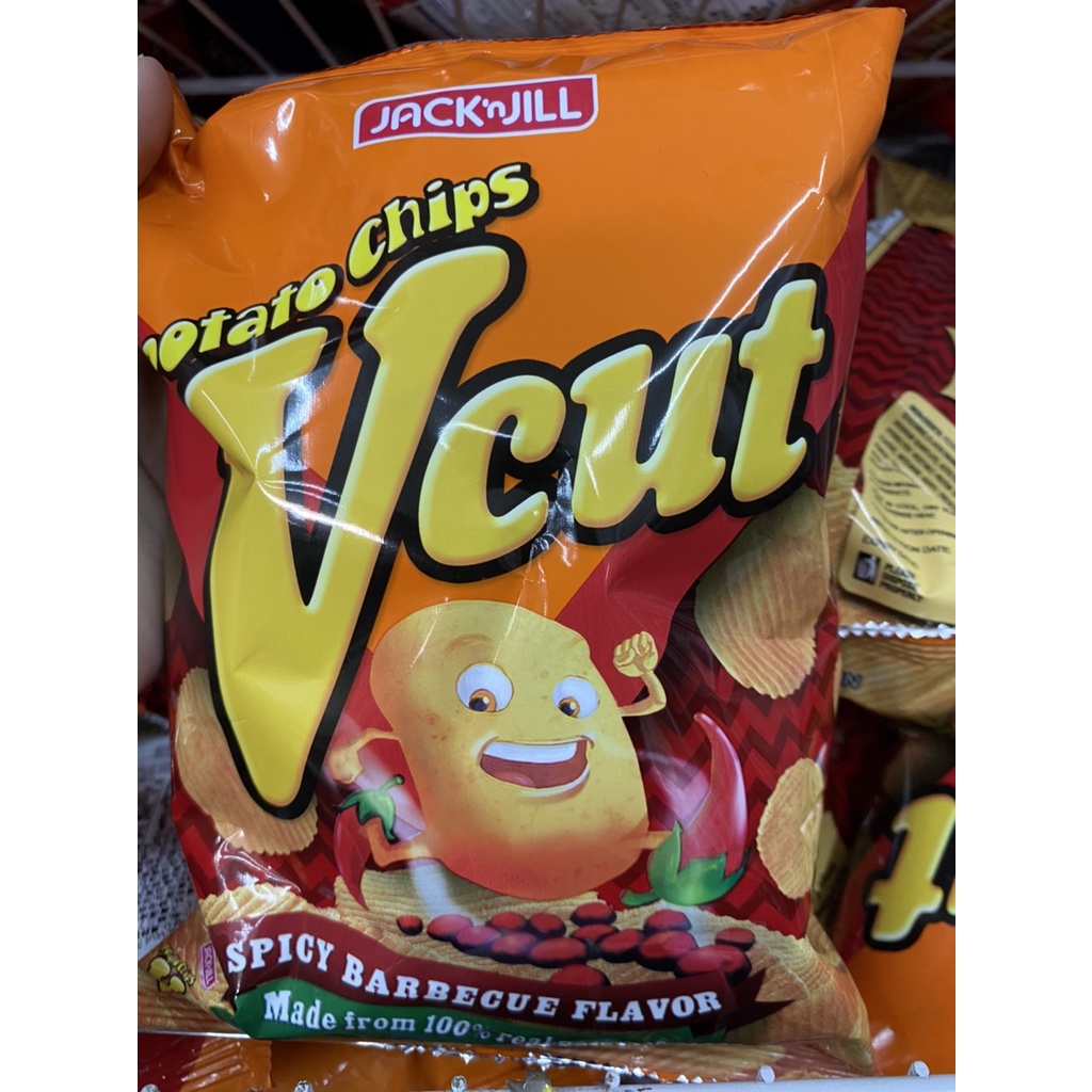 Vcut Potato Chips Spicy Barbecue Flavor Oishi Bread Pan Toast Biscuits ...