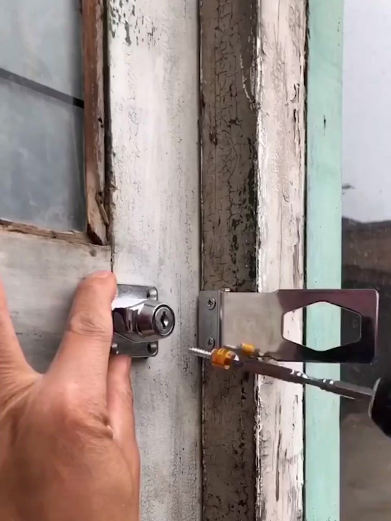 No-Drill/Drill Drawer Lock with Keys Lock Tag Lock Cabinet Lock Wooden ...