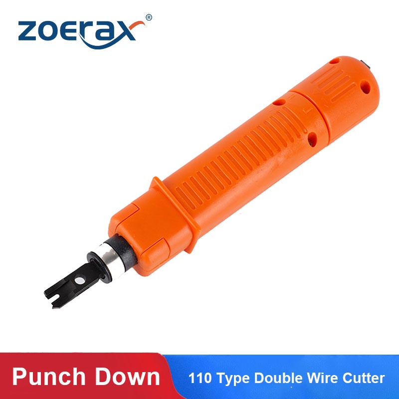 Punch Down Tool, Zoerax 110 Type Network Cable Tool Double Blades ...