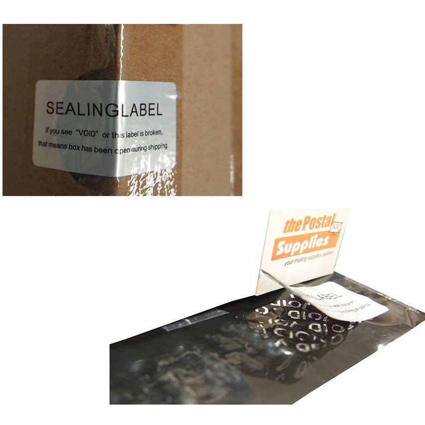 21-30p Tamper-Evident-VOID Security Shipment Protection Stickers/VOID ...