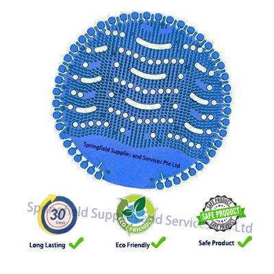 Urinal Screen 6pcs/pkt, Individual Packing - Long Lasting! (Blue ...