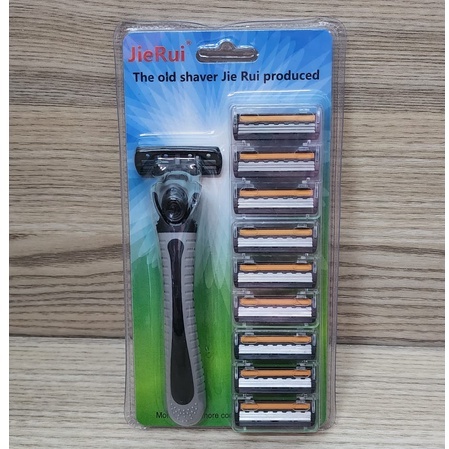 ~ LOCAL SELLER ~ READY STOCK ~ 3 blade Shaver kit with 9 refill pack ...