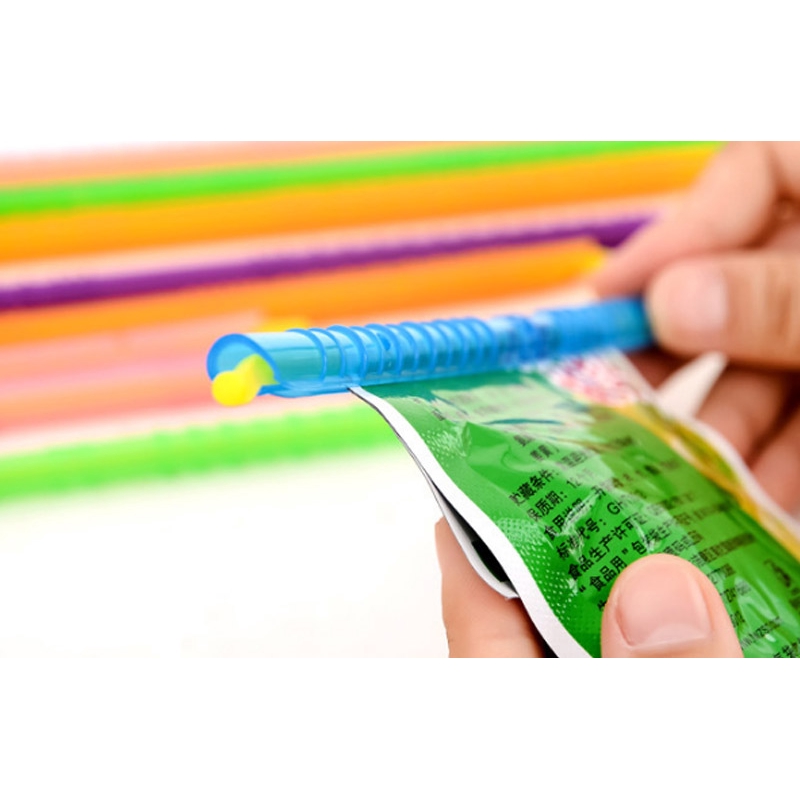 8pcs magic bag sealer Food preservation plastic sealing rod | Shopee ...