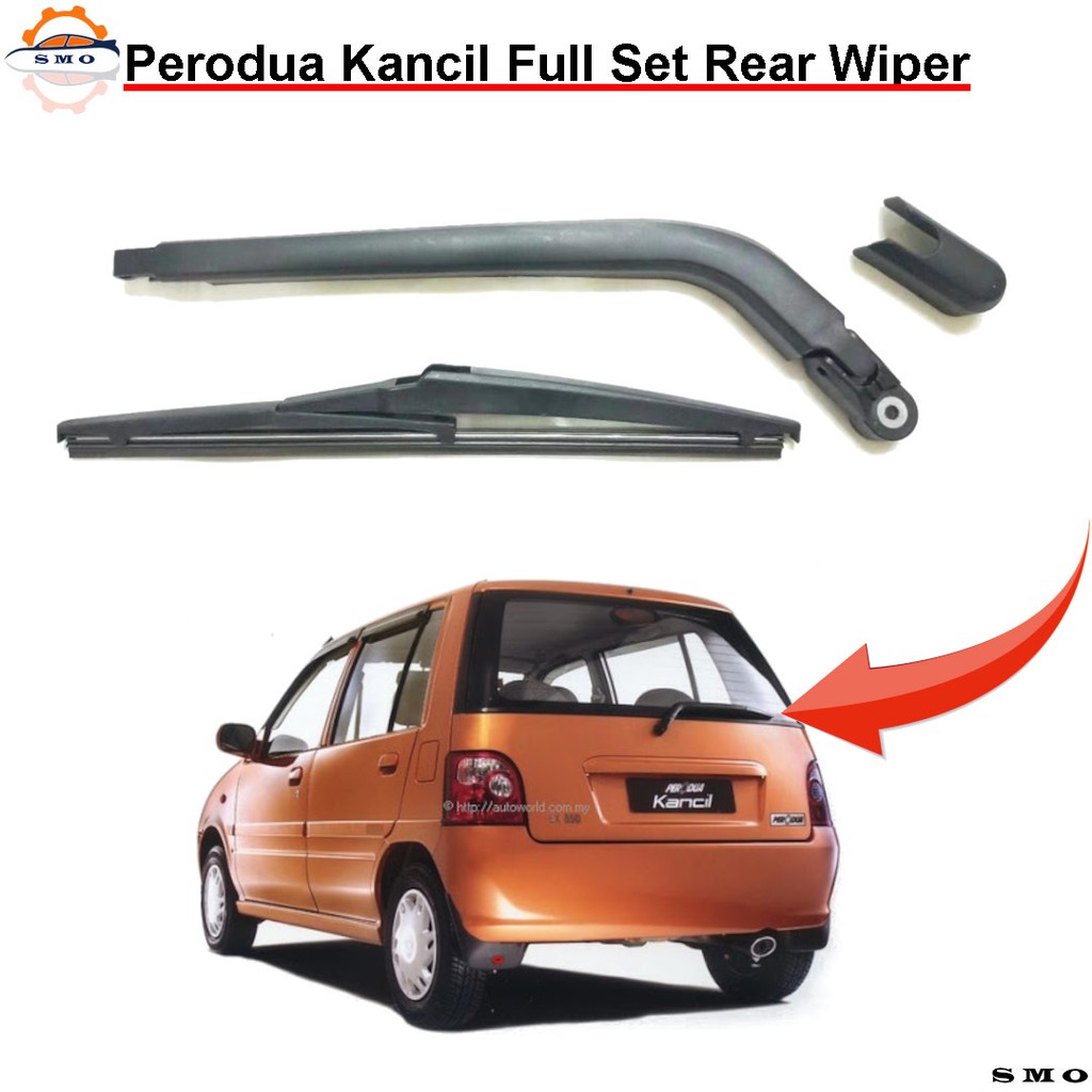 Perodua New Kancil Rear Wiper Full Set with Wiper Arm Wiper Blade Wiper ...