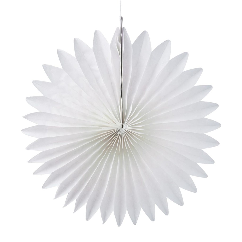 Pinwheel Paper Flower Fans – White (Normal) | Shopee Singapore