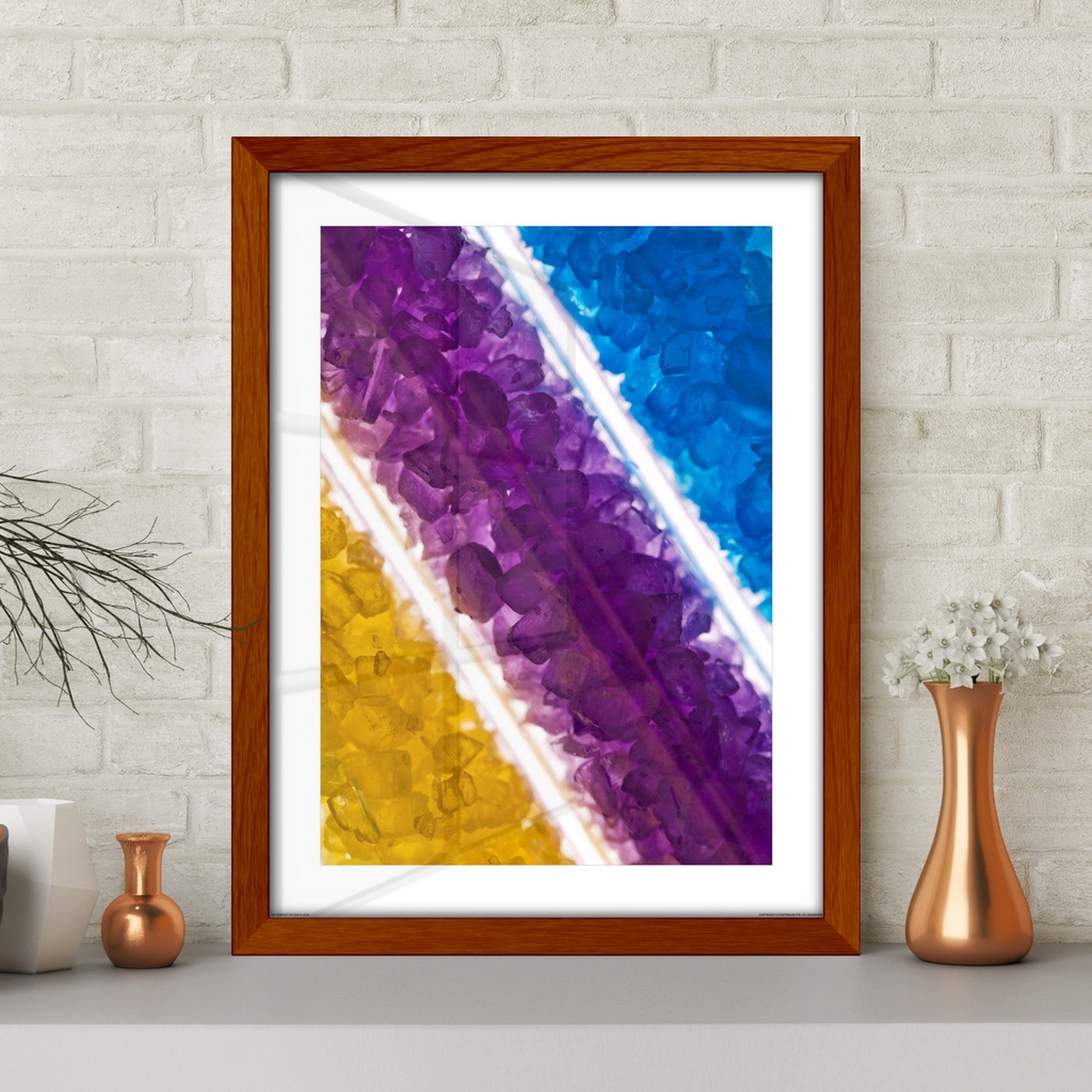 Feng Shui - Earth Colour Crystals - Stability And Balance Art Decor ...