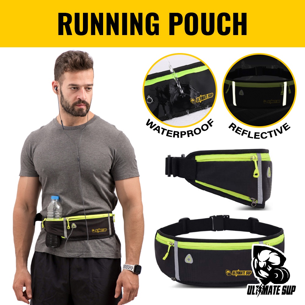 UltimateSup Running Pouch 1, Running Waist Bag, Waterproof Bag and ...