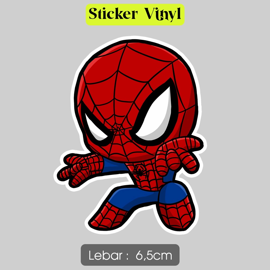 Spiderman Sticker Peter Parker Spidey Attack Pose Waterproof Vinyl ...
