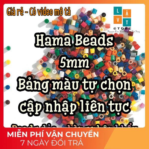 [Color Chart 1] 1000 Perler Beads 5mm - 5mm plastic toy Beads, Hama ...