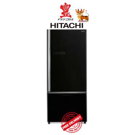 Hitachi R-B570P7MS Bottom Freezer Inverter Refrigerator (470L) | Shopee ...