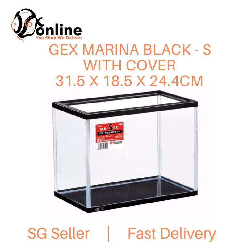 GEX Marina Black Tanks (with cover) | JZXONLINE | Fish Tank | Aquariums | Shopee Singapore