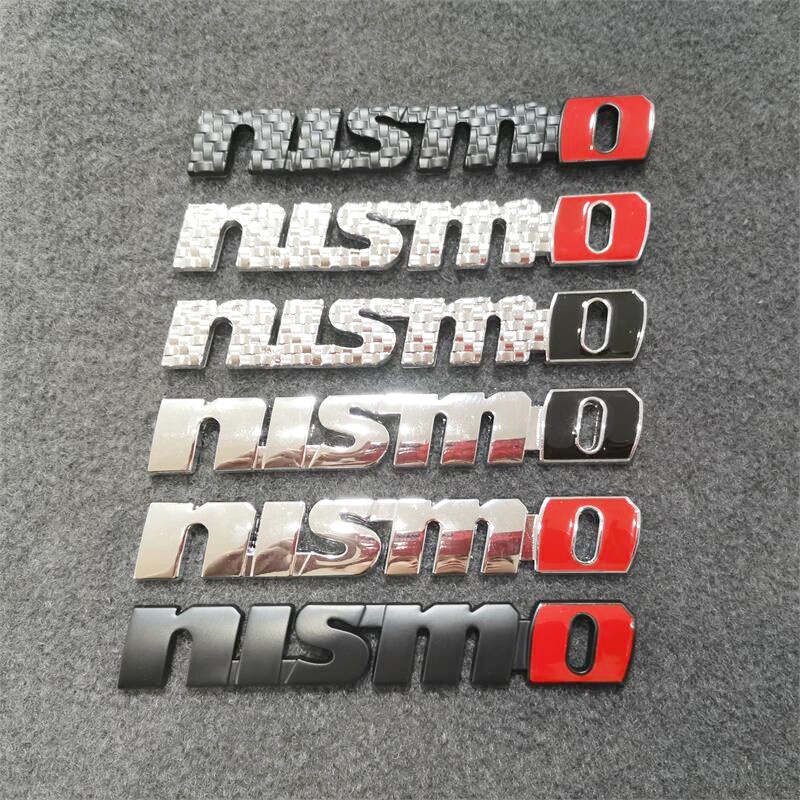 NISMO 3D Metal Modifying Labels Letters Digital Emblem Car Stickers ...