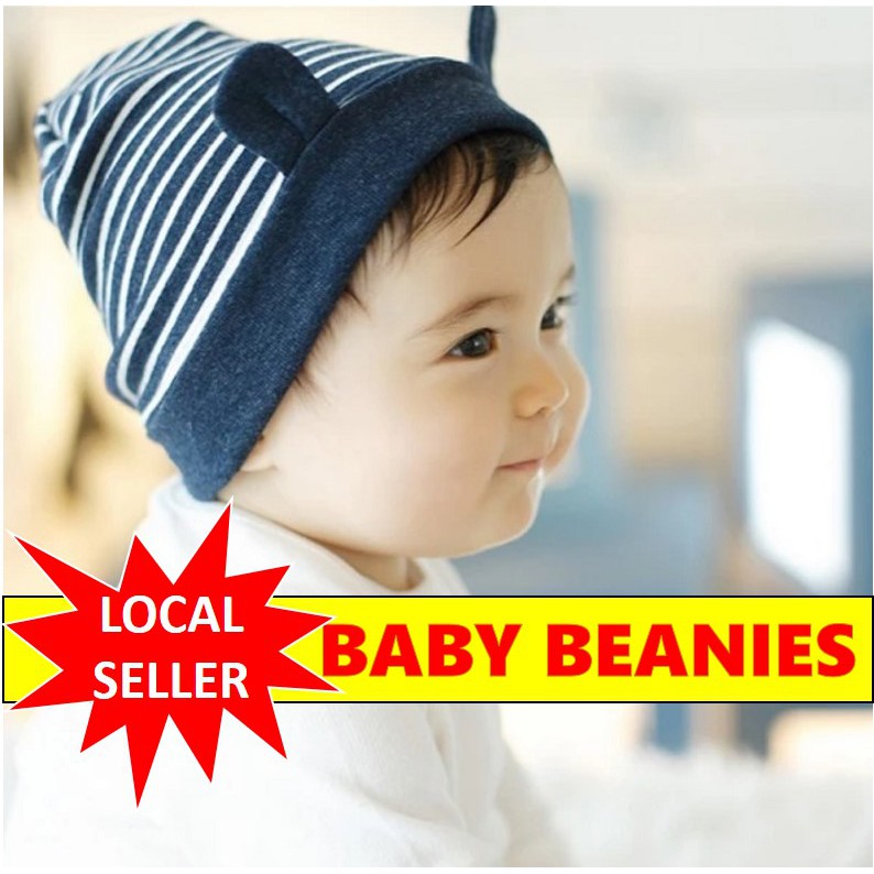 [SG READY STOCK] Baby Beanie/ Baby Caps/ Baby Hats/ Baby Turbans ...