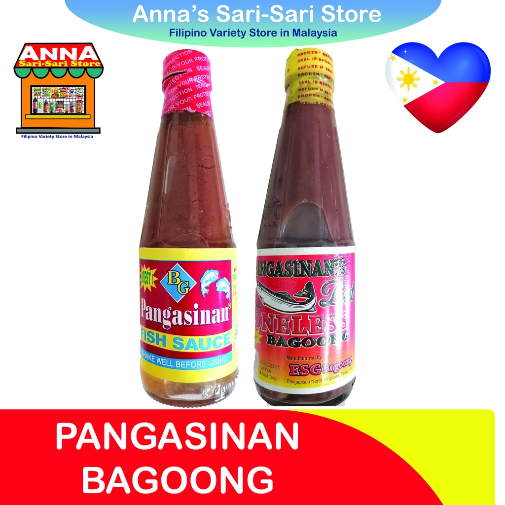 PANGASINAN FISH SAUCE & BONELESS BAGOONG 12oz | Shopee Singapore