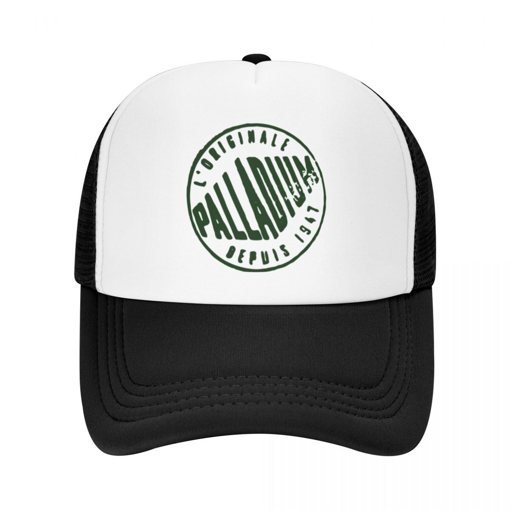 PALLADIUM logo (2) Adult Grid Net Hat Trucker Men's Women's Flat Brim ...
