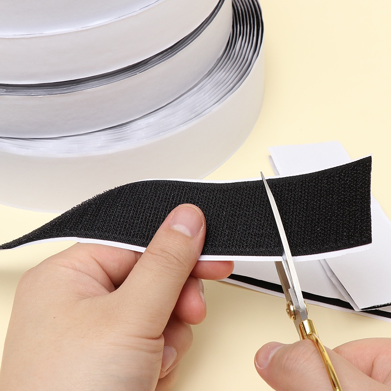 (4 Styles)💓5M/ 2 Roll/Pack Self-adhesive Velcro Tape,Double Sided Hook ...