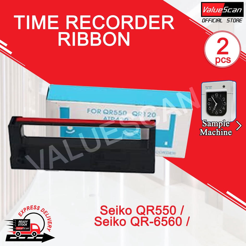 Time Recorder Ribbon - Seiko QR550/ Seiko QR-6560 Ribbon | Shopee Singapore
