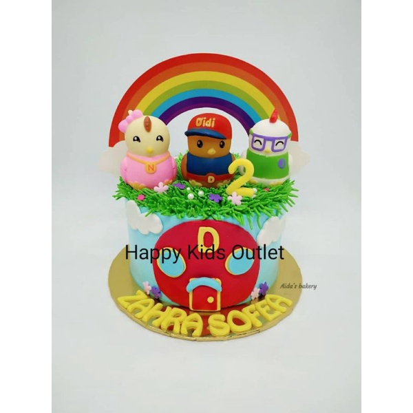 3 in 1 Didi and friends cake topper cake deco toy birthday topper ...