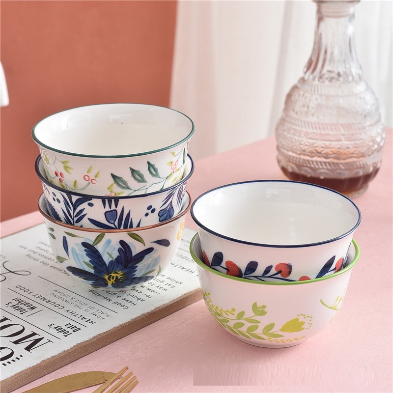 High-quality sun-patterned ceramic bowl (4 models) | Shopee Singapore