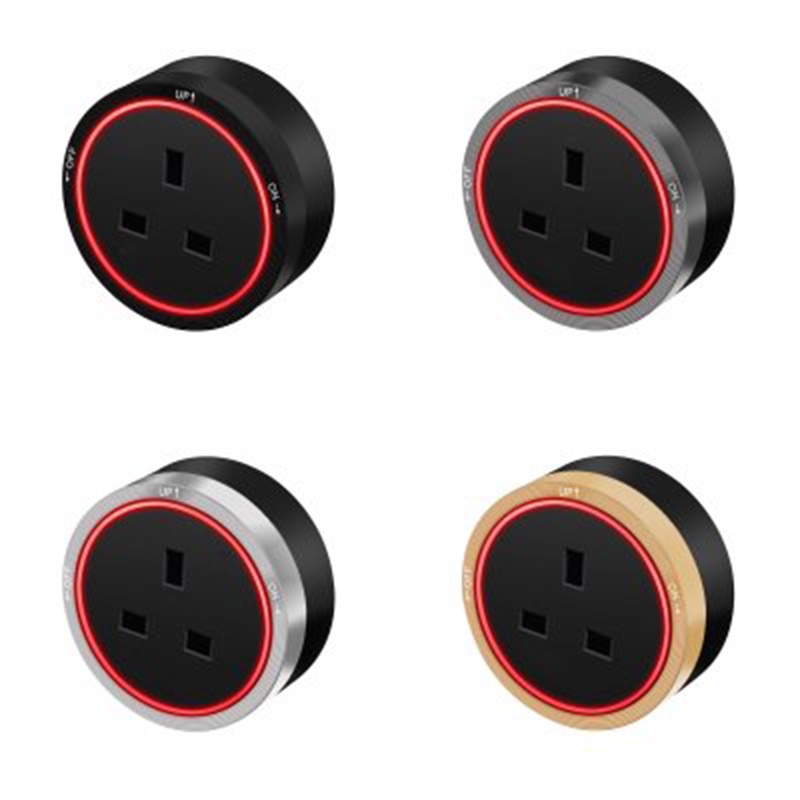 25A power track socket surface installation wall plug removable wall ...
