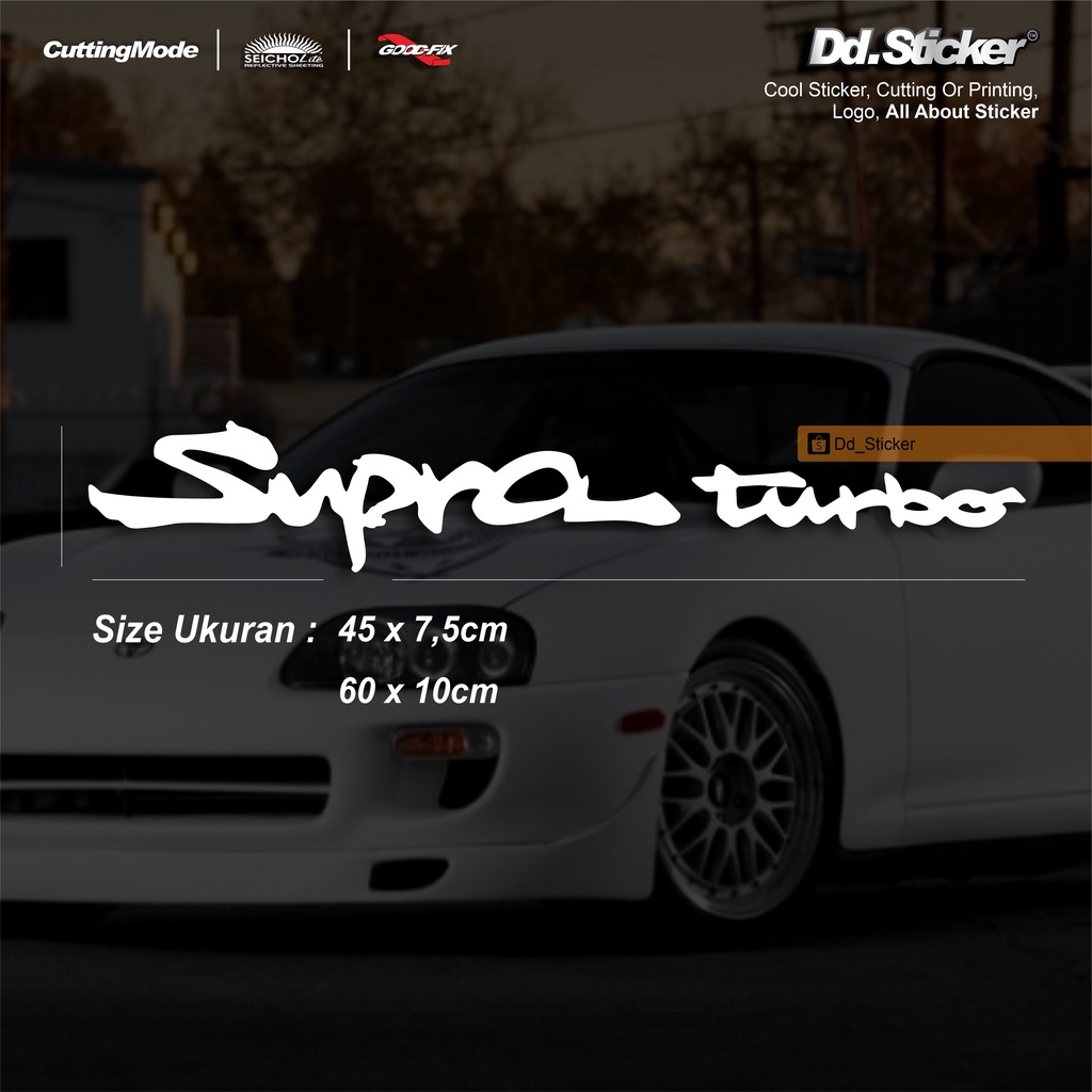 Supra Turbo Logo, Toyota Logo | Cutting Sticker | Shopee Singapore