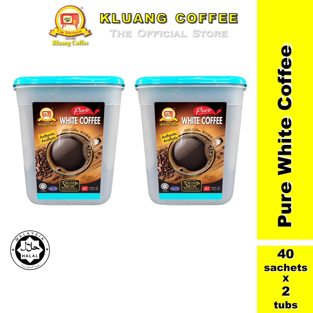 100% Pure Coffee (40 Uncang x 2 Balang) | Shopee Singapore
