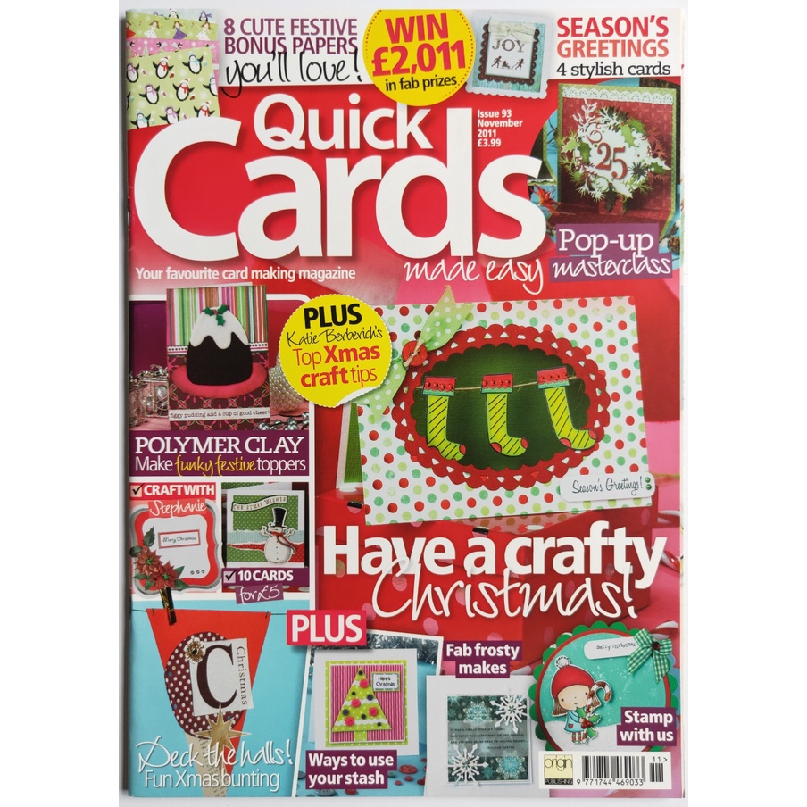 [USED] [QC 093] Quick Cards Made Easy UK (Papercraft Magazine) | Shopee ...