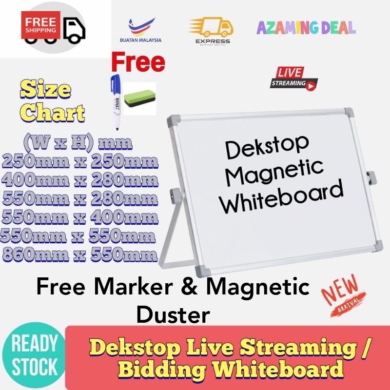 Desktop Whiteboard Portable Small Magnetic Whiteboard Easel Kids to Do ...