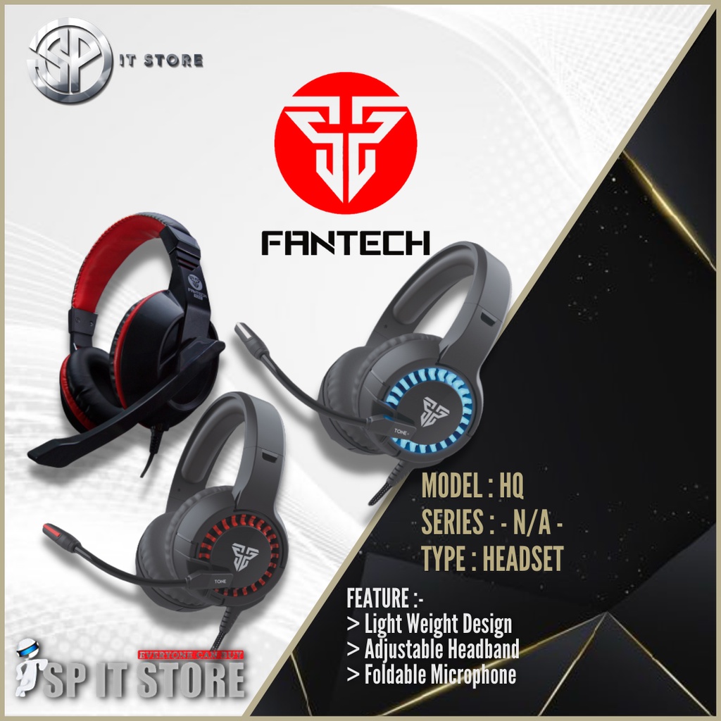 FANTECH WIRED GAMING HEADSETS WITH MIC (HQ SERIES) | Shopee Singapore