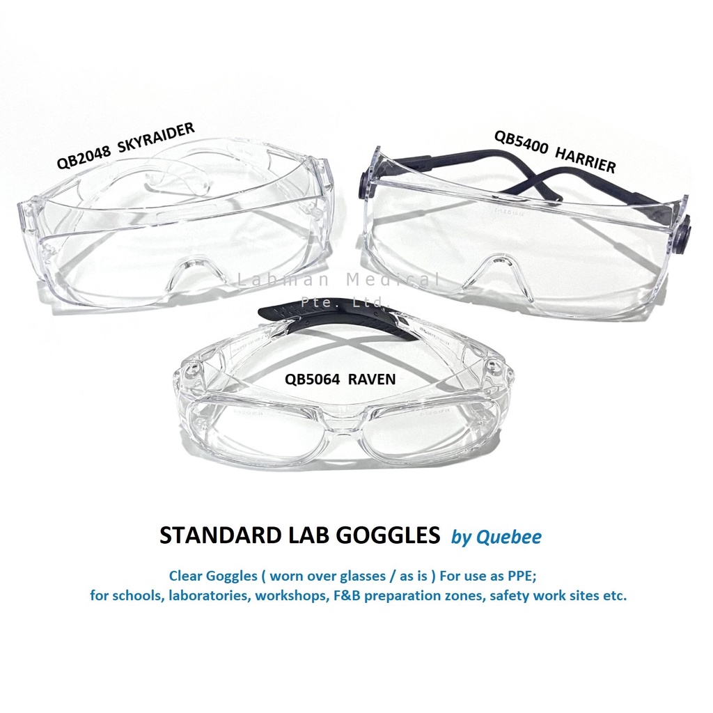 (NEW!!) Lab Goggles, Safety Eyewear, Protective Glasses (PPE, Lab-use ...