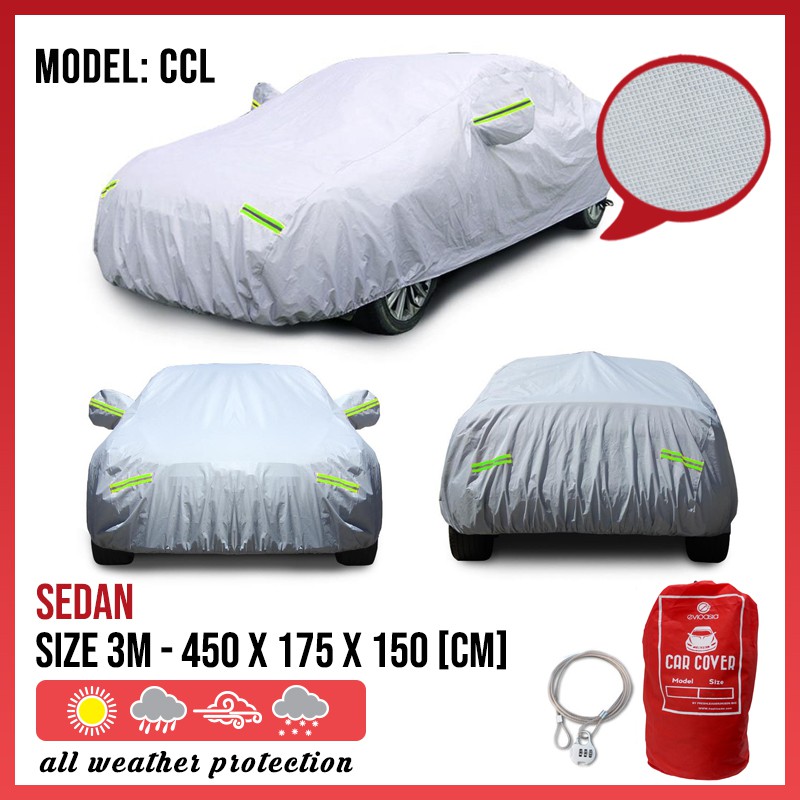 Car Cover Dust Protection For Proton Saga Wira Waja Nissan Honda Toyota ...