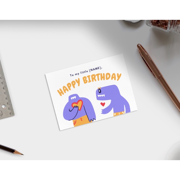 Custom Birthday Greeting Card, Custom Birthday Greeting Card, Birthday ...