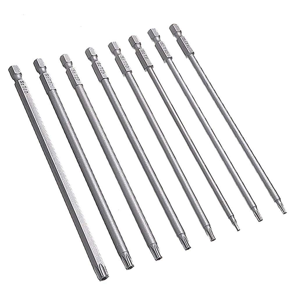 【FIVES】1PC Magnetic Torx Screwdriver Bit 150mm Long T8,T10,T15,T20,T25 ...