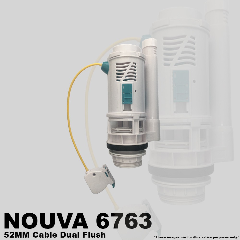 NOUVA 6763 52mm Cable Dual Flush | Shopee Singapore